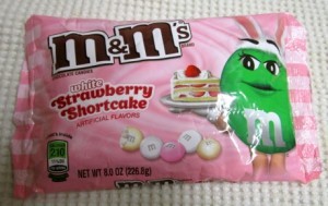 M&Ms White Strawberry Shortcake | Junk Food Betty